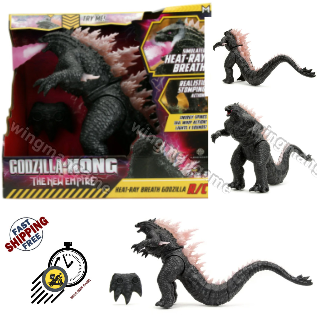 Godzilla X Kong The New Empire HEAT-RAY BREATH GODZILLA RC Remote ...