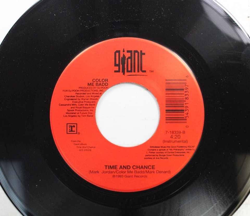 90'S 45 Mark Denard - Time And Chance / Time And Chance On Giant | eBay
