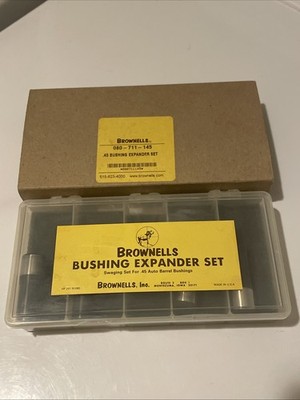 Brownells .45 Bushing Expander Swaging Set gunsmith tool | eBay