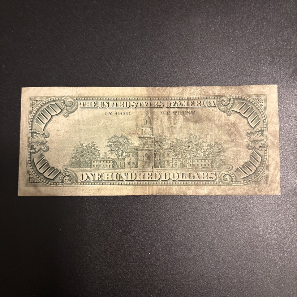 Small Face $100 bill (One Hundred Dollar Bill) - Series 1985 | eBay
