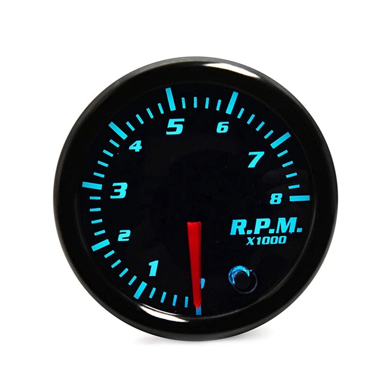 2"-1/16" 52mm Tacho Gauge Meter Tachometer 0-8000 RPM Gasoline Engine ...