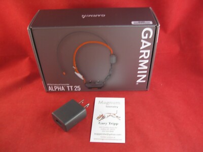 Garmin Alpha TT 25 GPS Track and train Dog Collar-Black/Orange/Red use ...