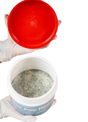 Portable Mini Poo Powder Deodorizing Waste Treatment - 55 Scoops - Pee ...