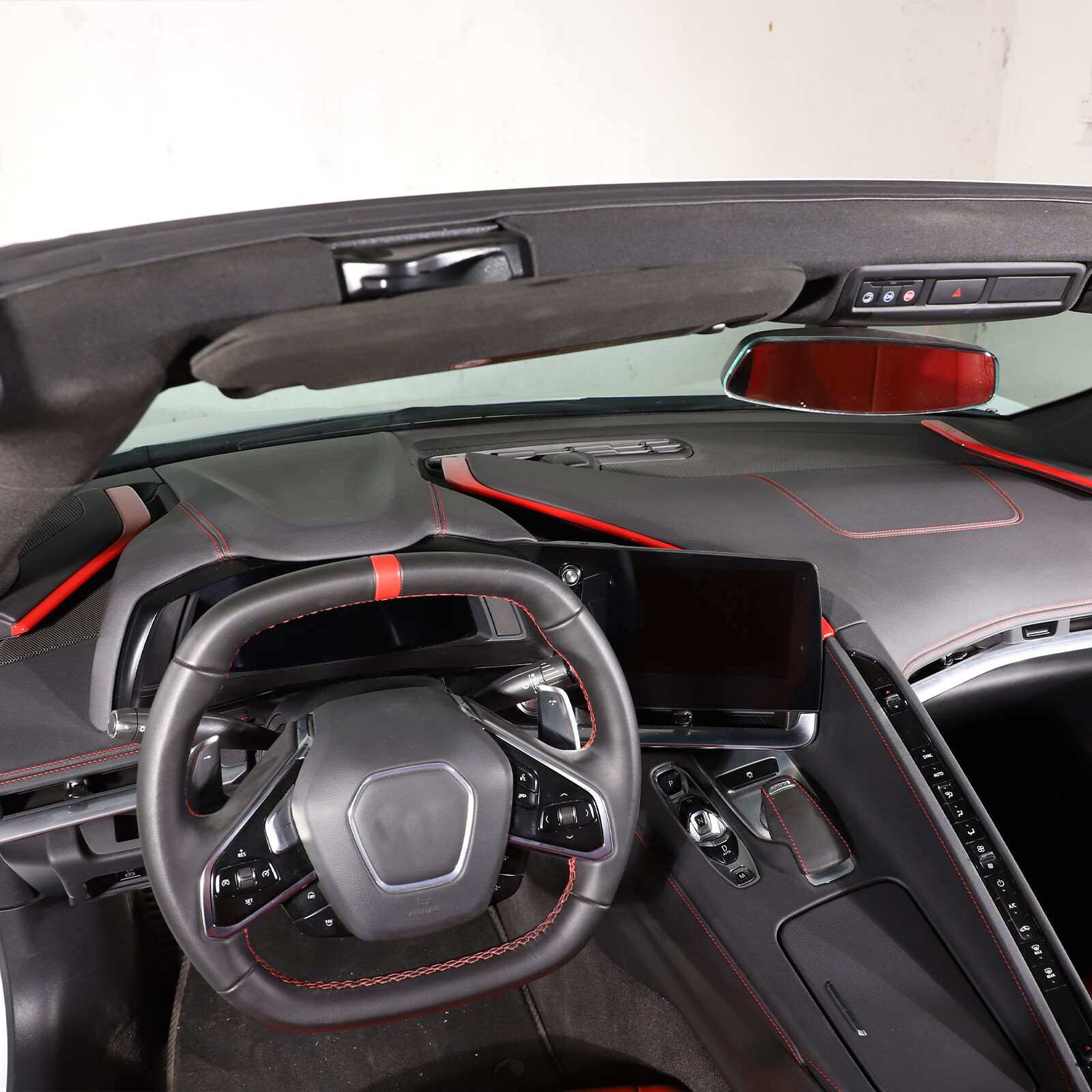 Dash Dashboard Interior Red Trim Strip Cover Set Fits 2020-2025 ...