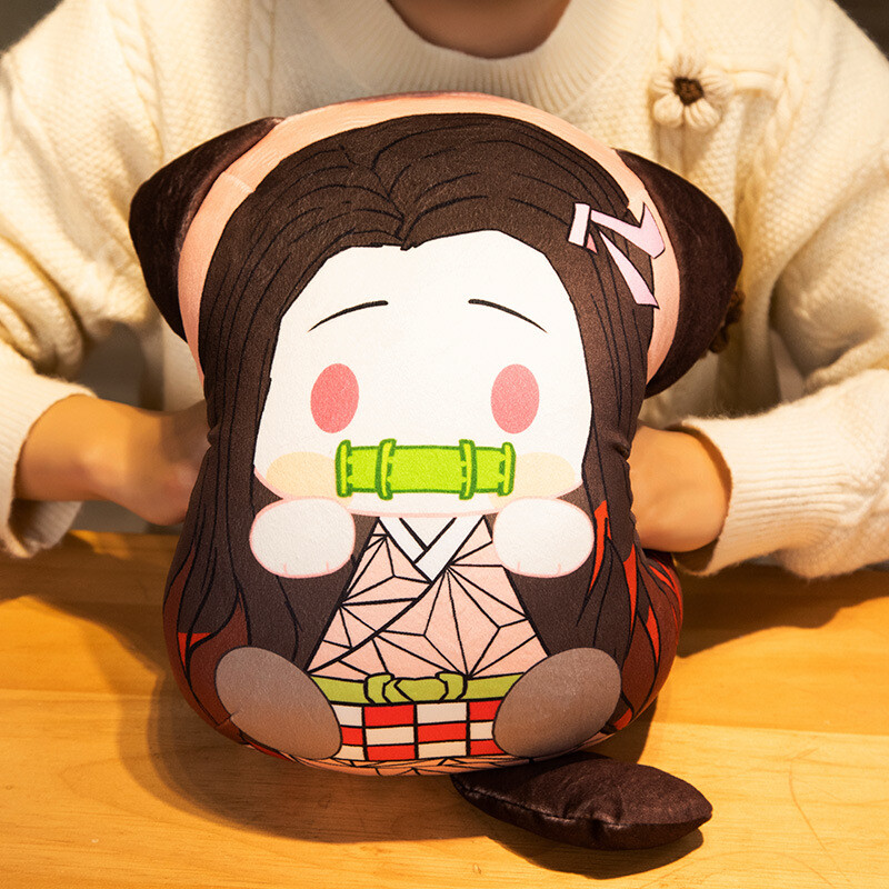 Original Cute Plush Doll Puppet Demon Slayer Iguro Obanai Toy Cushion ...