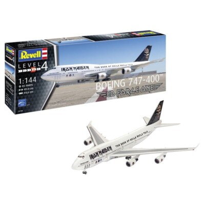 New! Revell 03780 Iron Maiden Boeing 747-400 "Ed Force One" - 1:144 ...