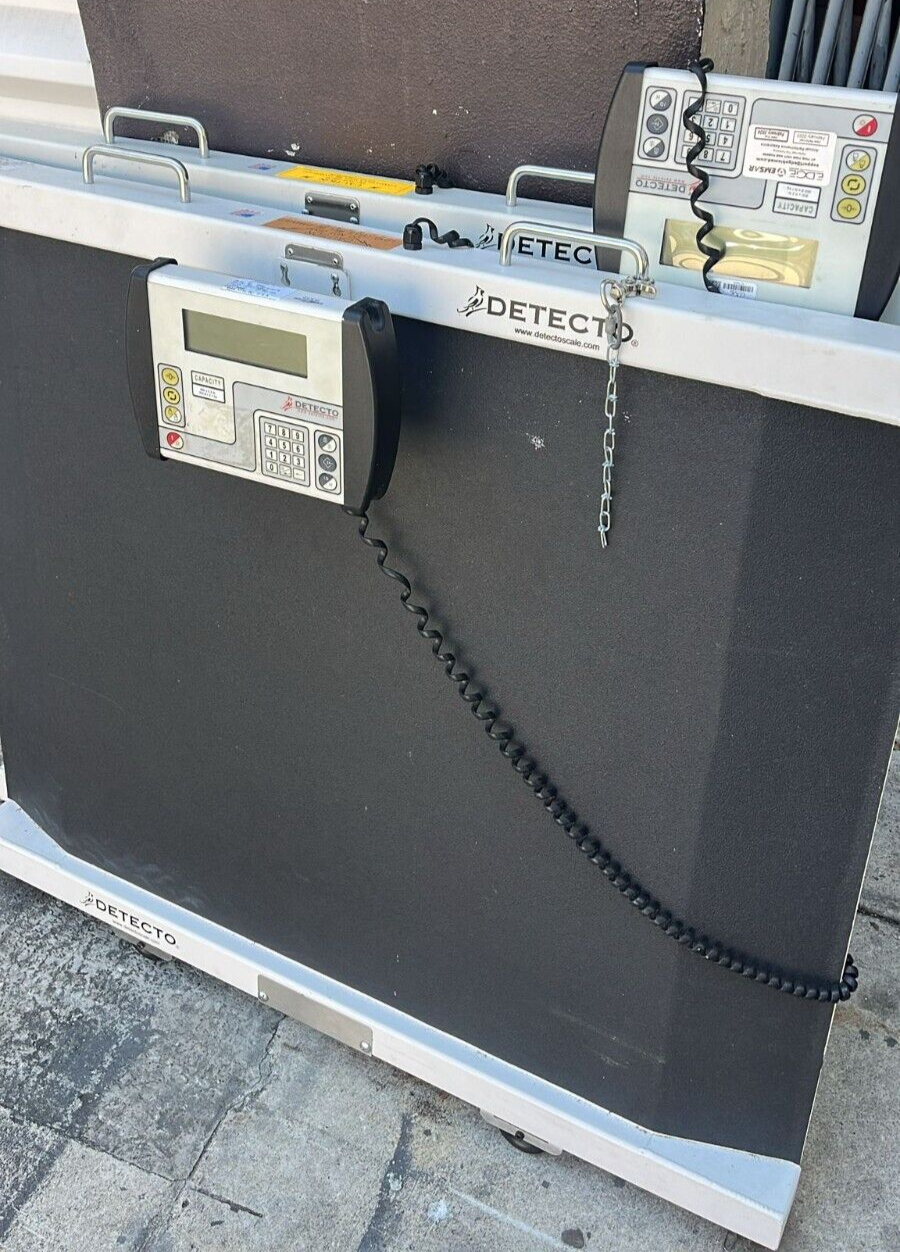Detecto 6500 Wheelchair Scale 1000lb Capacity - Fully Functional | eBay