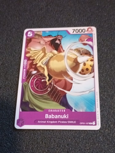Carte Card One piece OP01 107 Babanuki | eBay