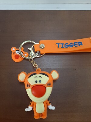 NIB Disney Tigger 3D Keychain Figure Backpack Clip Keyring Pendant ...