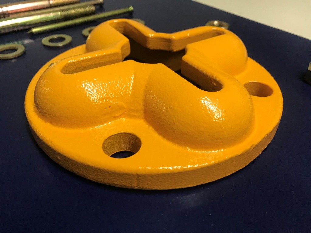 AUTO BODY FLOOR SYSTEM ANCHOR POT SET WITH 4 SLOTS BOLTS INCLUDED | eBay