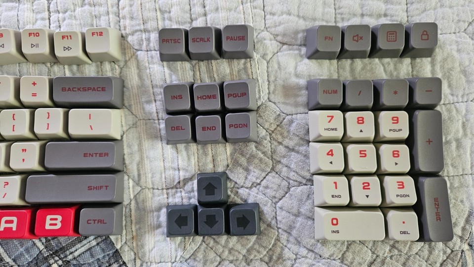8BitDo Dye-Sub PBT full keycap set 108 keys Retro108 NES edition | eBay