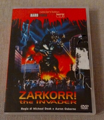 Zarkorr! The Invader - DVD Usato Raro Video Horror Club | eBay