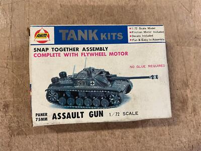AHM Tank Kits Paner 75mm Assault Gun 1:72 Scale Model Friction Motor ...