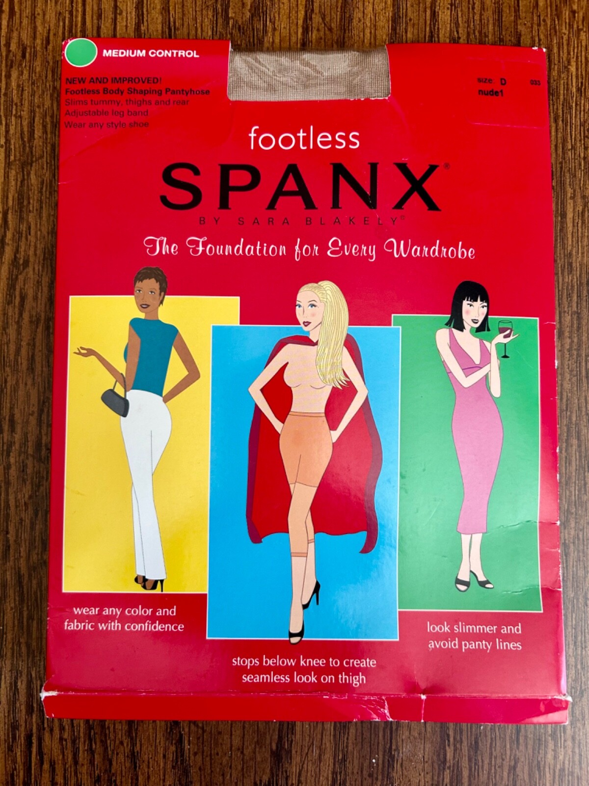 Spanx Footless Bodyshaping Control Top Pantyhose SPICE Size D NEW | eBay