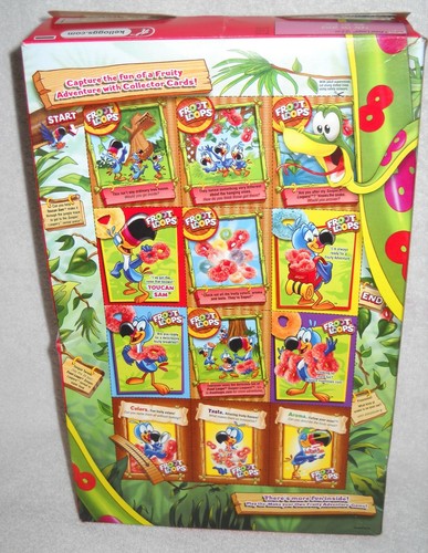 #10408 Kellogg's 2012 Froot Loops Sooper Loopers Cereal Limited Edition ...