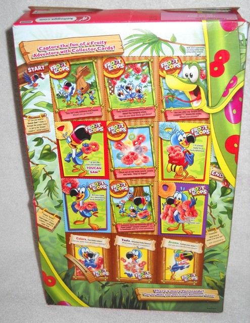 #10408 Kellogg's 2012 Froot Loops Sooper Loopers Cereal Limited Edition ...