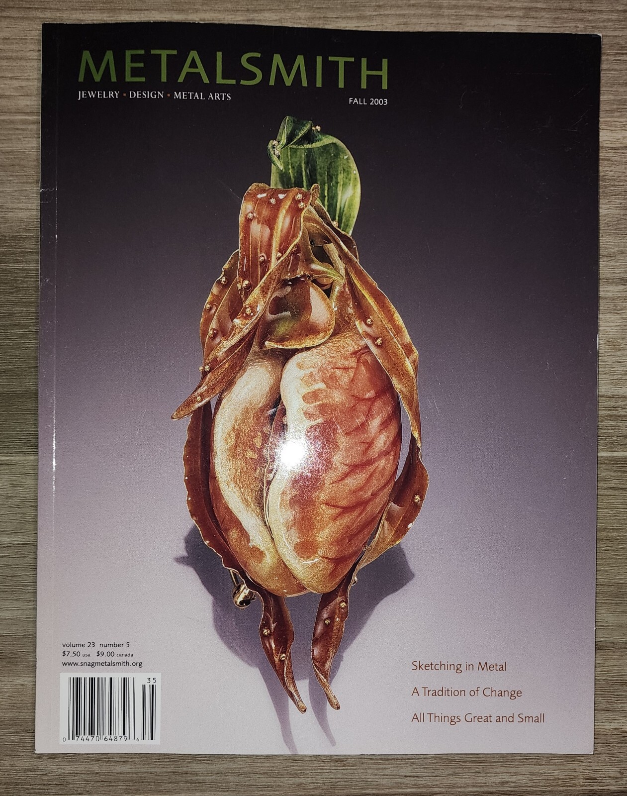 METALSMITH Magazine Fall 2003 Jewelry Design Metal Arts North American ...