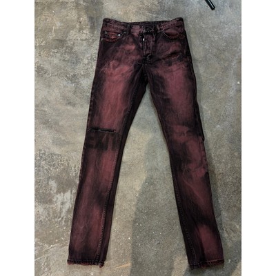 Ksubi Jeans Maroon 30 Used | eBay