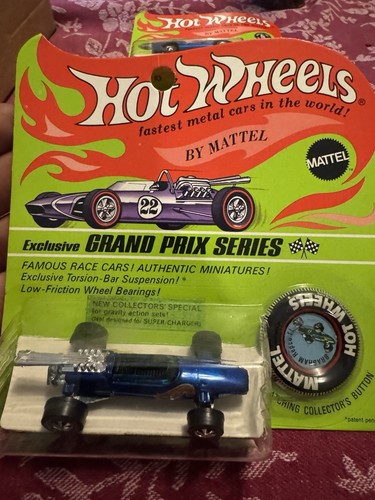 HOT WHEELS REDLINE BRABHAM REPCO F1 BLUE HK BLISTERPACK SWEET! GREAT ...