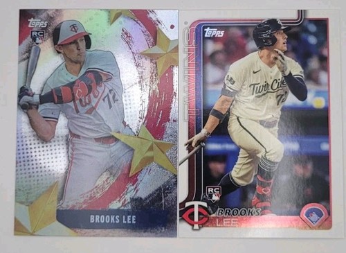 Brooks Lee 2025 Topps S1 2 Card Rookie Lot Stars Of MLB Insert & Base ...