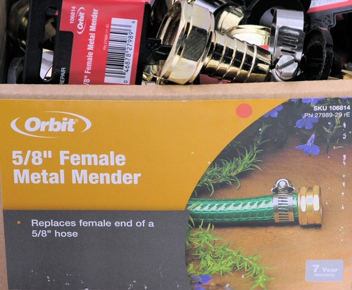 NEW ORBIT 5/8 in. Metal Female Mender | eBay