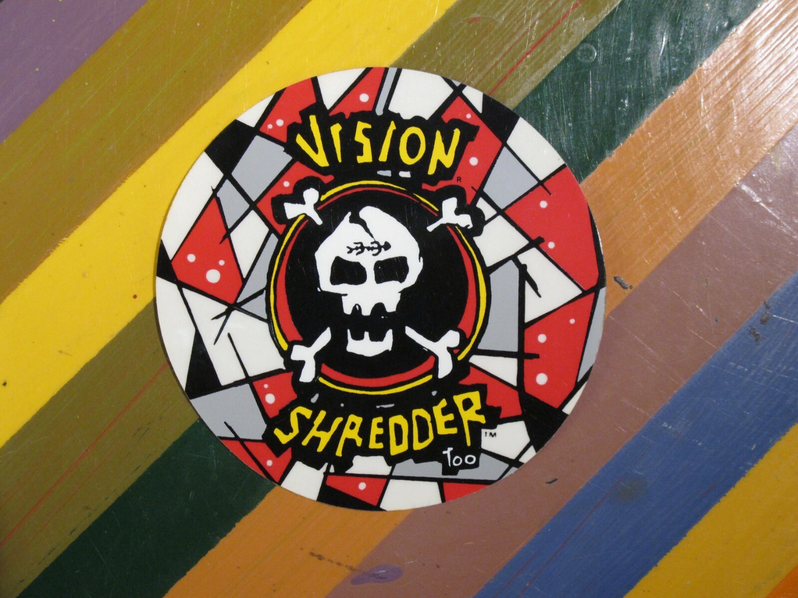 vtg 1980s Vision skateboards sticker - Upland Pipe Pool Service Psycho ...