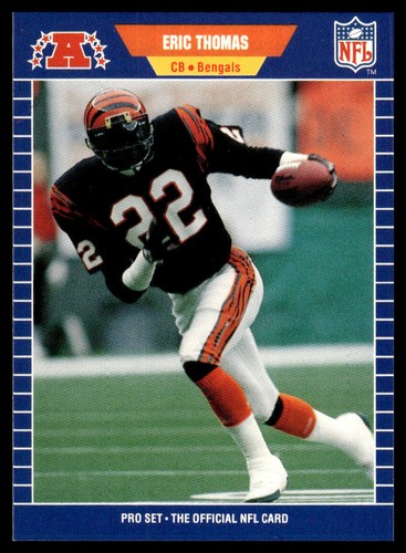 1989 Pro Set Eric Thomas Rookie #68 Cincinnati Bengals 54C | eBay
