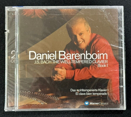 NEW Daniel Barenboim Bach The Well-Tempered Clavier Book 1 (2 CD, 2004 ...