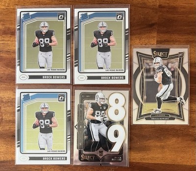 2024 Panini Optic & Select Brock Bowers Rookie Card Lot (5) - LV ...