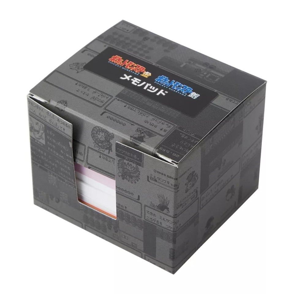 Pokemon Gold Silver 25th Anniversary Memo Pad Collection Paper Note Set ...