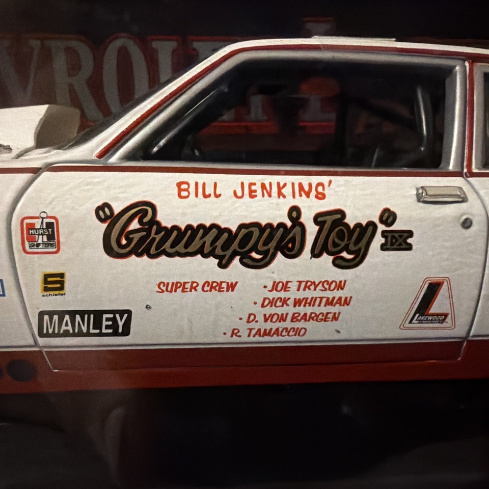 Bill "Grumpy" Jenkins~1972 Vega~Chevrolet Legends~1:18th Scale~New In ...
