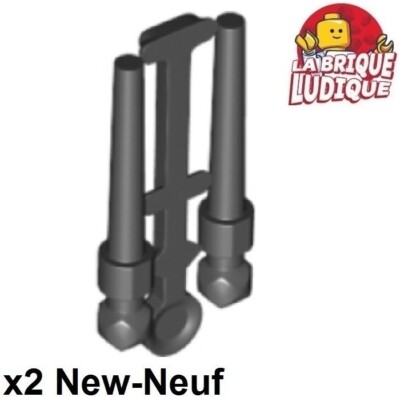 Lego 2x Minifig utensil baguette magique wand Harry Potter noir 36752 ...