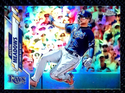 Austin Meadows - 2020 Topps Chrome #113 Refractor - Rays | eBay