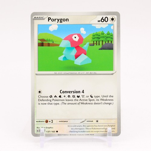 Porygon - 137/165 151 Common Pokemon - NM/MINT | eBay