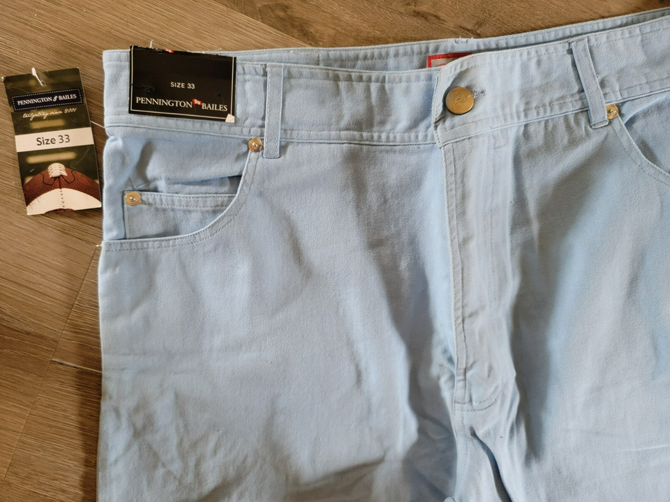 New Pennington and Bailes Men's Blue Fan Pants Size 34x32 Actual | eBay