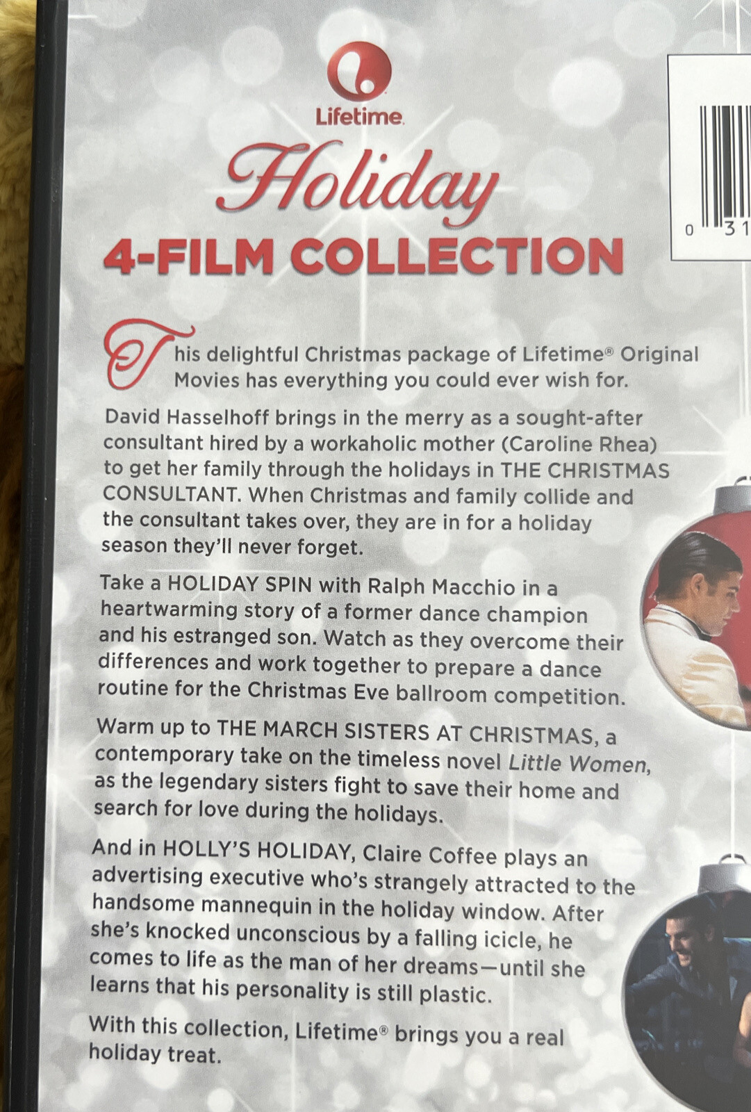 Lifetime Holiday 4-Film Collection Christmas Movie Package DVDs ...