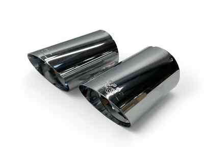 Mini Cooper Genuine R52 R53 JCW Tailpipe Exhaust Tip Set Chrome ...