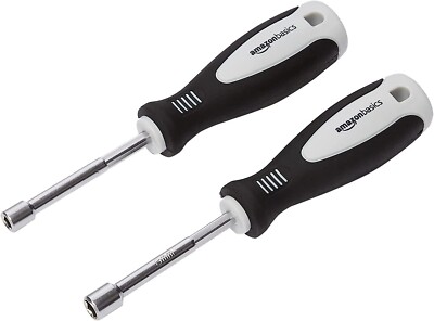 Amazon Basics 2-Drivers Nut Driver Set -6mm and 8mm measures 7.3 x 2.8 ...
