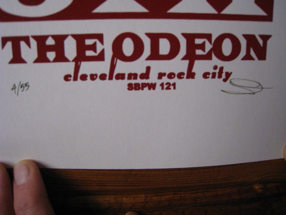 Bowling For Soup Poster Concert Odeon Cleveland Rock City | eBay