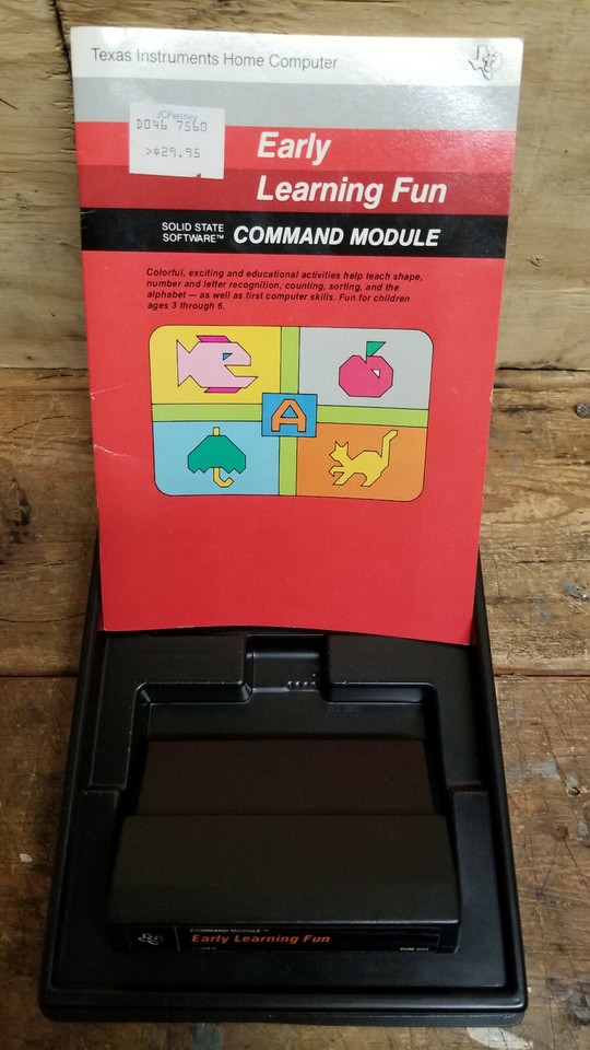 Vintage Texas Instrument TI-99/4A Games Lot In Original Retail ...