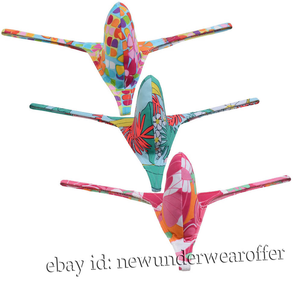 Men String Tanga Contour Pouch Bikini Underwear Sport Swimwear Micro ...