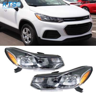 Pair Headlight For 2017-2020 Chevrolet Trax LS/LT/Premier Halogen ...