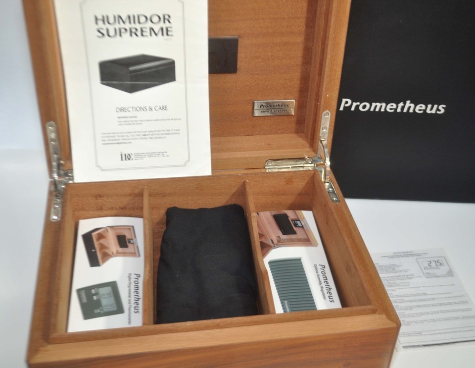 Prometheus France Milano Series Rosewood 50 Sigar Humidor MIB | eBay