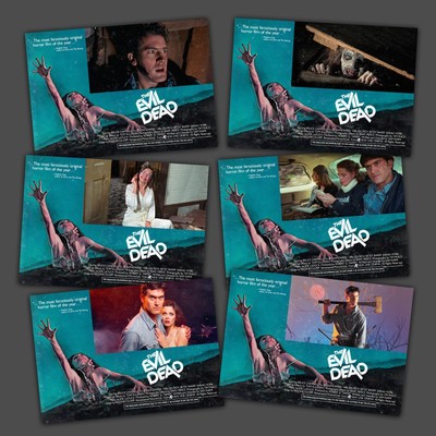 THE EVIL DEAD - FOH Lobby cards style set HORROR FILMS POSTERS | eBay UK