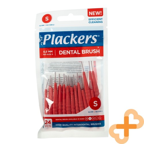 PLACKERS DENTAL Interdental Brush 24 Pcs. Pack 0.5mm S size | eBay