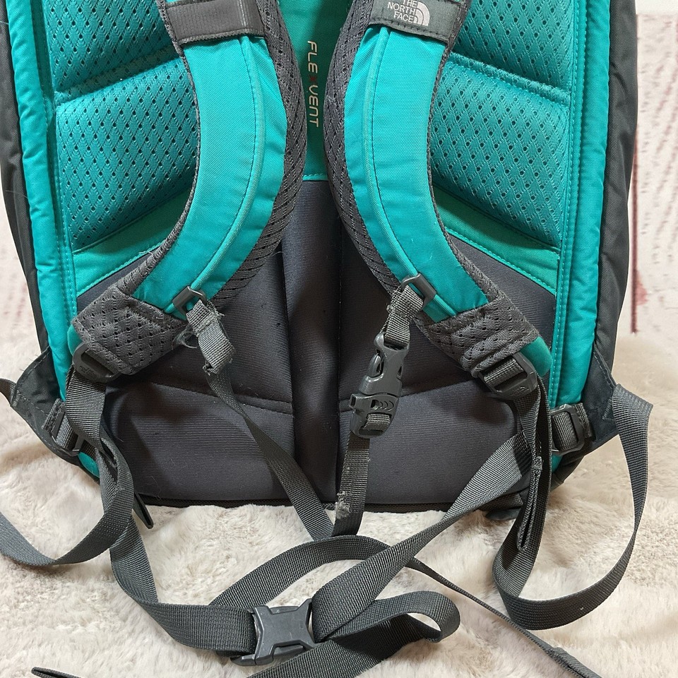 The North Face Surge FlexVent Backpack Blue Laptop Pocket Hiking ...