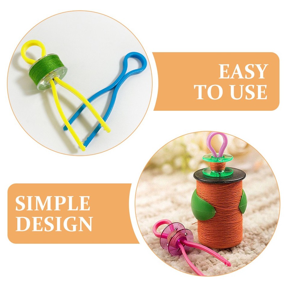 1 Set Bobbin Clips Bobbins Embroidery Thread Spools Organizing Clips ...