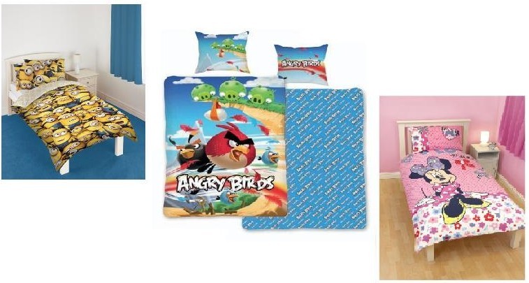 100% Cotton Single Bed Bedding Duvet Quilt Doona Cover & Pillowcase Set ...