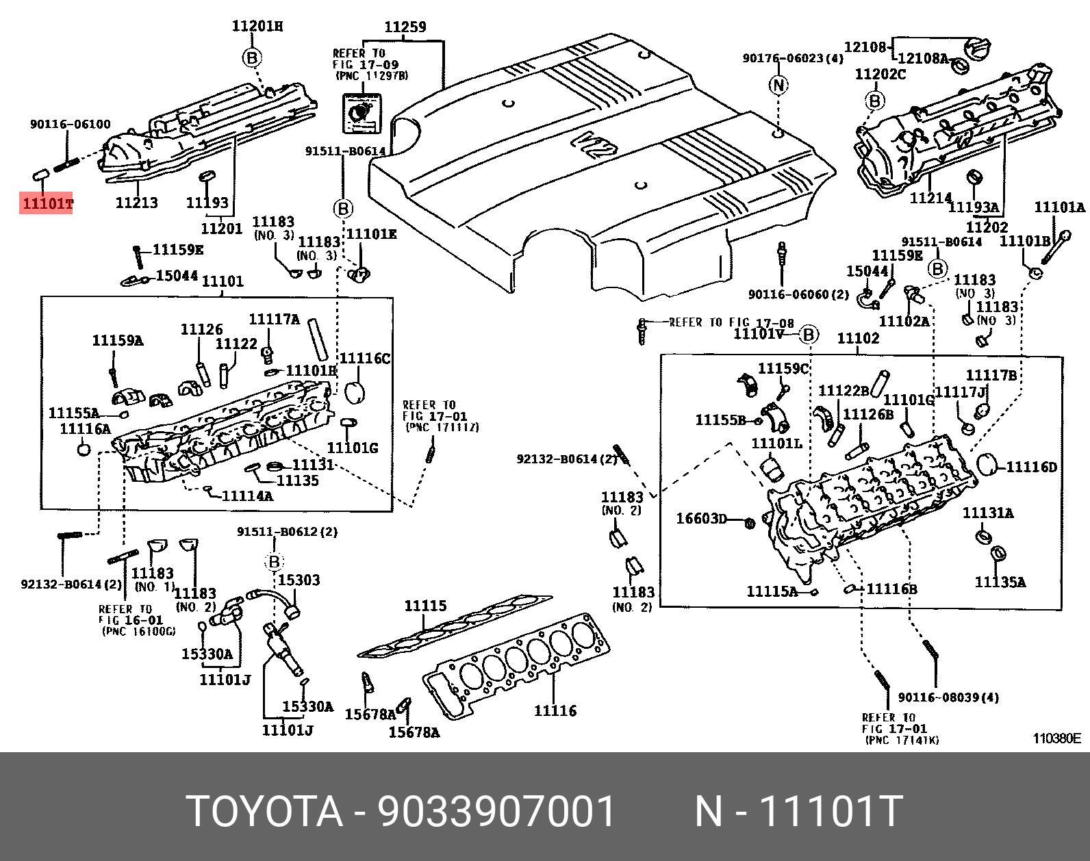 plug, w/head taper screw for water hose joint, 9033907001 for TOYOTA ...
