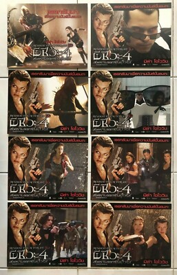 Resident Evil : Afterlife 2010 Original Movie Lobby Card Set of 8 ...